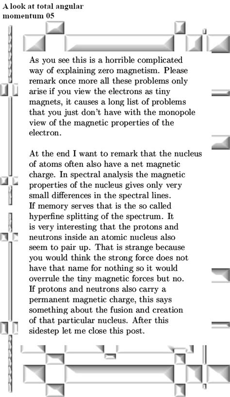 total angular momentum in the z direction compared to total net