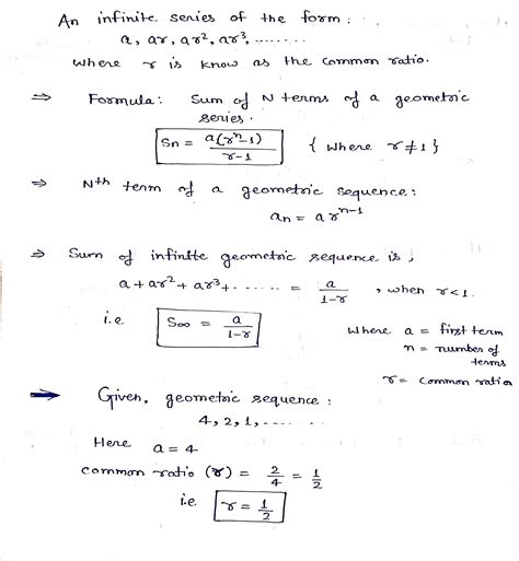 [solved] geometric series pls help me ro understand this geometric