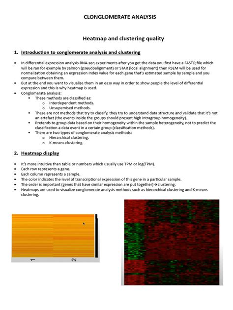 Heatmap Pdf Cluster Analysis Distance