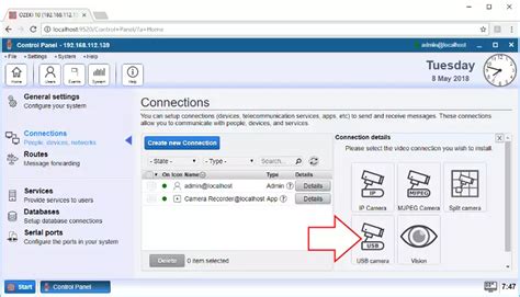Usb Camera Connection