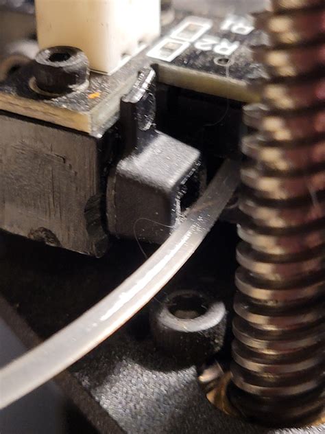 Temporary Fix Abrasive Filament Wore Down Runout Sensor Guide R Dprinting