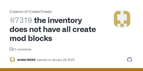 The Inventory Does Not Have All Create Mod Blocks · Issue 7319