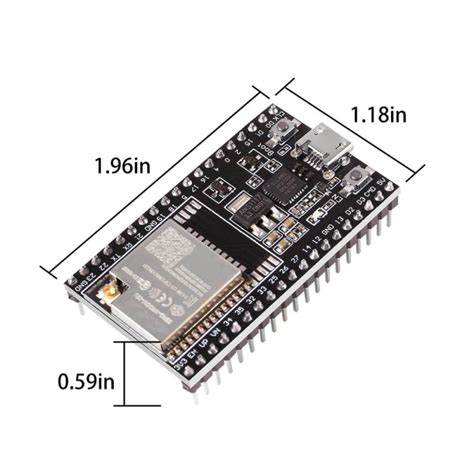Modulo Esp32u Devkitc Esp32 Wroom 32u Chip Cp2102