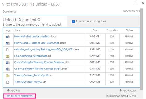 File Properties Virtosoftware Guides And Docs