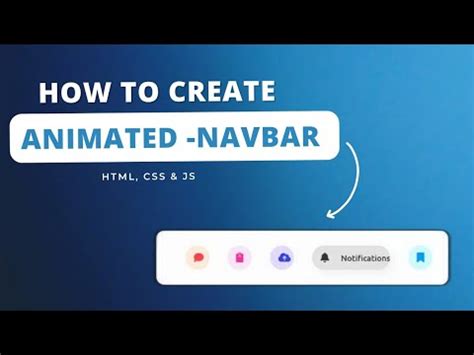 Animated Navbar Icon Using HTML CSS JS YouTube