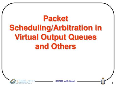 Ppt Packet Schedulingarbitration In Virtual Output Queues And Others