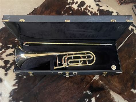 Bach Omega Trombone With F Trigger Reverb