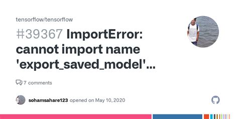 Importerror Cannot Import Name Exportsavedmodel From Tensorflow