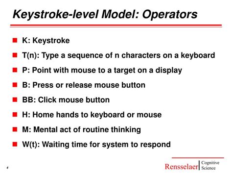 Ppt Keystroke Level Model Intro Powerpoint Presentation Free Download Id3350859