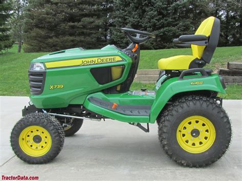 TractorData.com John Deere X739 tractor photos information