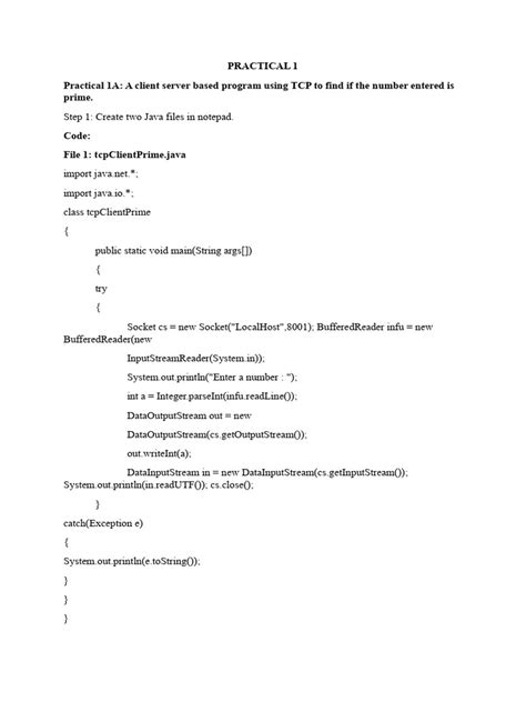 cc practical no 1 pdf computer science communications protocols