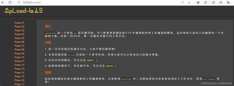 破解upload labs环境中的文件上传限制：从第一关到第八关的攻防策略 csdn博客