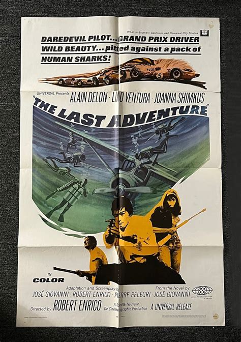 Original 1968 Movie Poster The Last Adventure Etsy