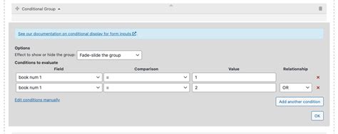 Conditional Taxonomy Selection Toolset