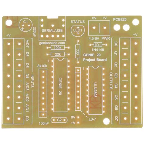 Genie 20 Project Pcb Rapid Online
