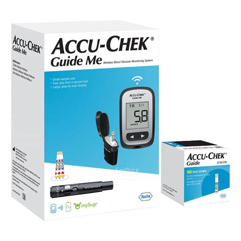 Accu Chek Guide Me Meter Guide Test Strips Ntuc Fairprice