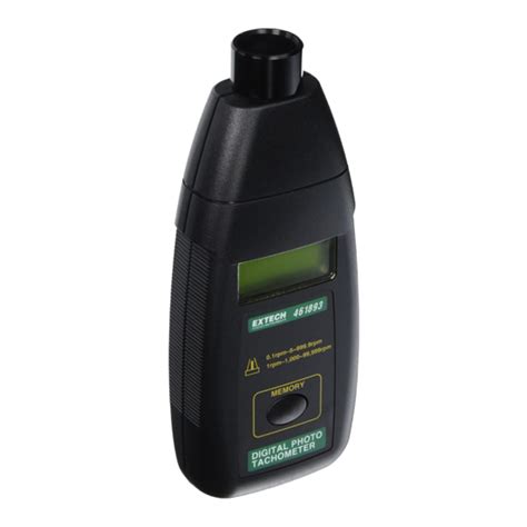 EXTECH INSTRUMENTS USER MANUAL Pdf Download ManualsLib