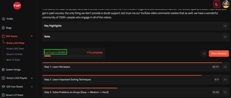 Dilip Kumar B K On Linkedin Dsa Tuf Progress