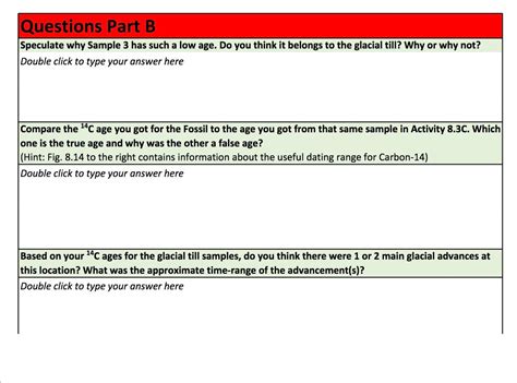 questions part b speculate why sample 3 has such a