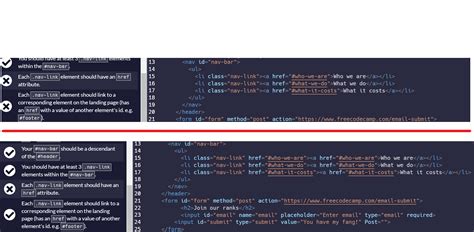 certification project product landing page html css the