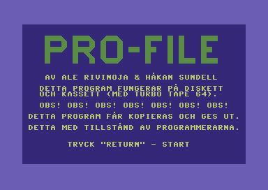 CSDb Pro File 64 By Computerbrains Cracking Service 1985