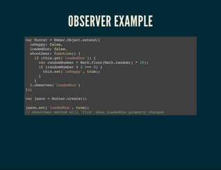 The Basics Of Ember Objects PPT