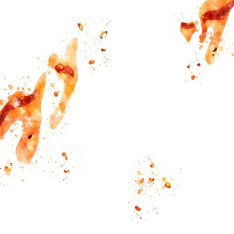 흰색 배경에 벡터 커피 얼룩 프리미엄 벡터