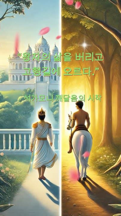한 줄 위인 이야기 특집 석가모니 진리를 위해 모든 걸 버린 왕자 위인 일화 부처님 석가모니 시읽는마을