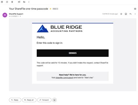 Sign In To Sharefile Using One Time Codes Sharefile