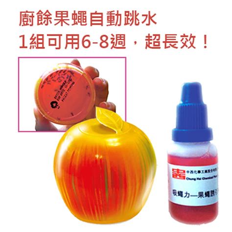 吸蠅力 果蠅誘引劑 捕捉器效果長達6~8週 1入 Pchome 24h購物