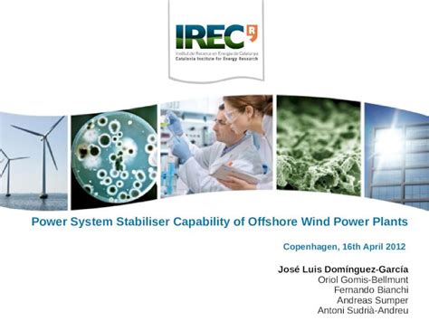PPTX Power System Stabiliser Capability Of Offshore Wind Power Plants
