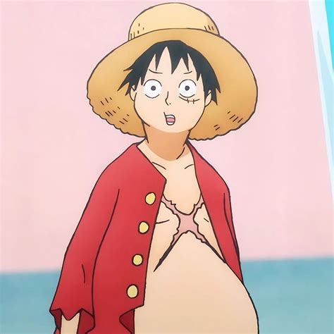 Luffy Icon Chubby Luffy Fat Luffy Luffy Egghead Arc Outfit