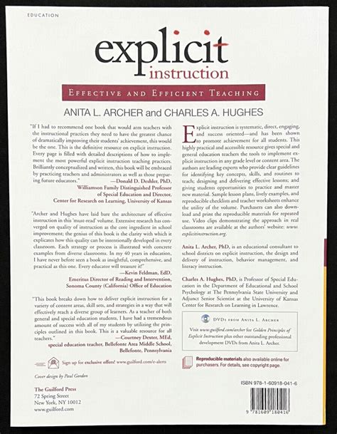 Explicit Instructions Effective And Efficient Teaching