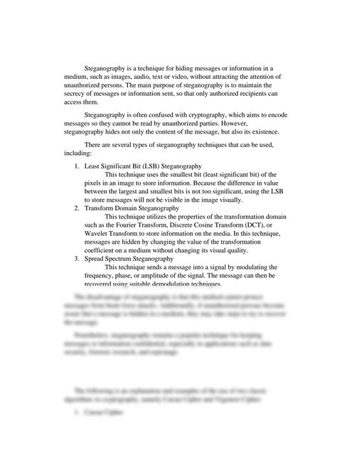 Solution Steganography And Classical Algorithms Studypool