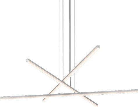 Sonneman Stix 39 12w Satin Aluminum 3 Light Led Pendant 8p895