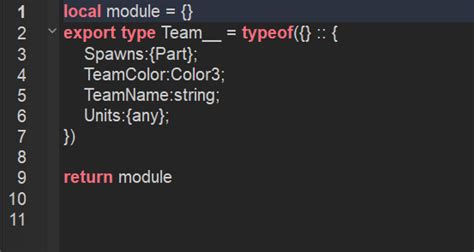 Why This Exported Type Doesnt Exist What Scripting Support Developer Forum Roblox