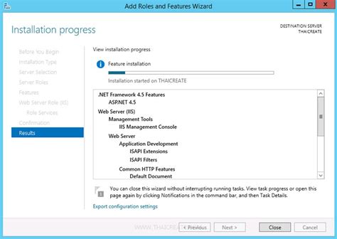 ติดตั้ง Iis Web Server เพื่อให้บริการ Web Server Windows Server 2012