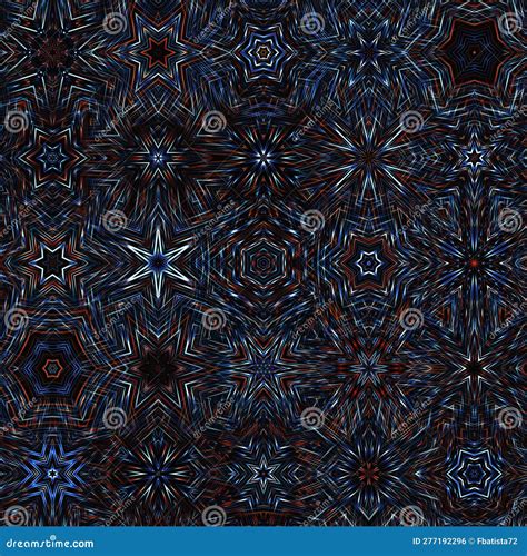 Fractal Complex Patterns Mandelbrot Set Detail Digital Artwork For Creative Graphic Stock