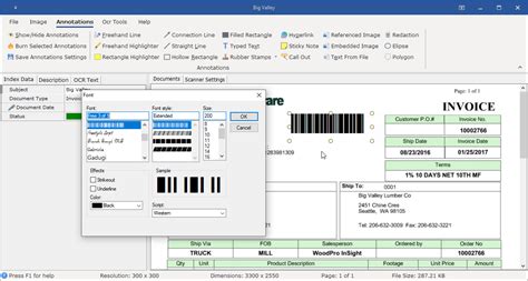barcode annotation
