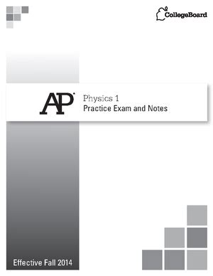 2015 AP Physics 1 Exam MCQ Multiple Choice Questions With Answers Advanced Placement DO NOT