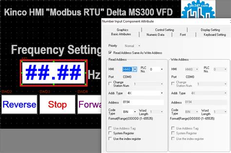 Hmi Kinco Modbus Rtu Delta Ms300 Tutorial