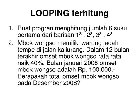 PPT Algoritma Pemrograman PowerPoint Presentation Free Download ID 4249098