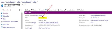 recover deleted tde key for azure sql database