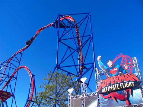 Superman Ultimate Flight Six Flags Discovery Kingdom Parkfrog