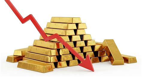 Decline In Precious Metals Value A Visual Representation Of Gold Price
