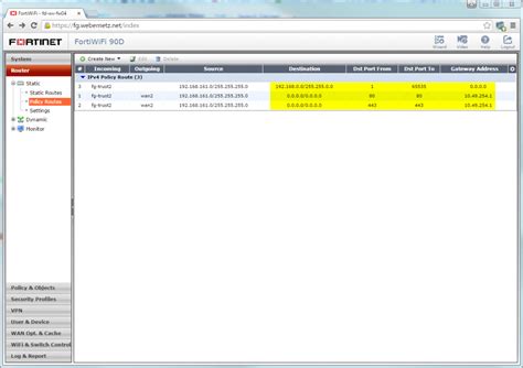 Policy Routing Fortigate 03 Overview Policy Routes