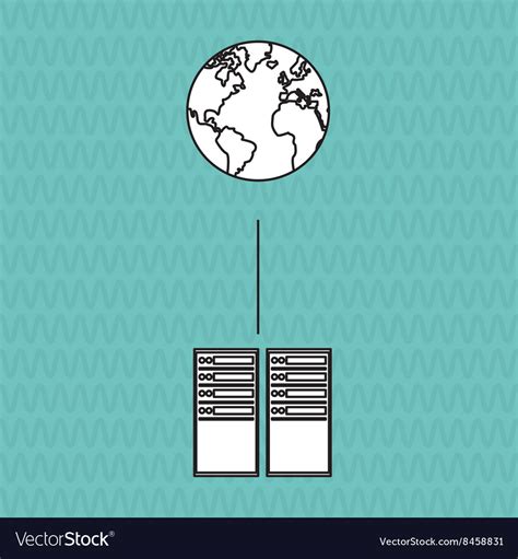 Data Center Design Royalty Free Vector Image Vectorstock