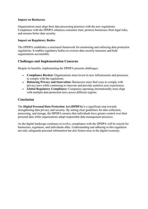Digital Personal Data Protection Act - DPDPA | PDF