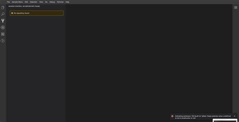 vscode git built in extension 1 47 3 does not work · issue 8318