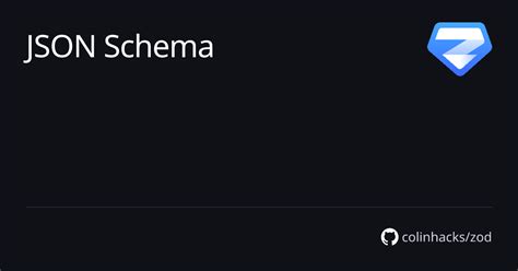json schema zod